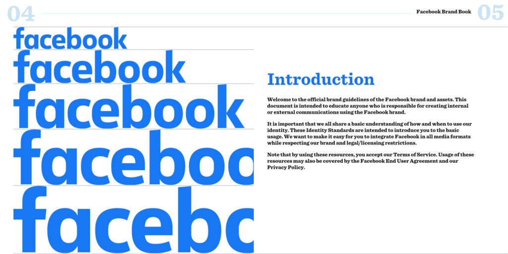 Facebook brand book - Gingersauce