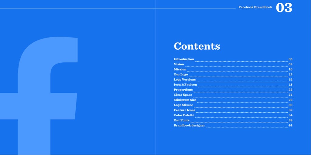 Facebook brand book - Gingersauce