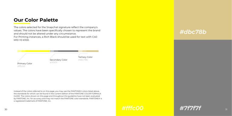 Snapchat Brand Book - Gingersauce