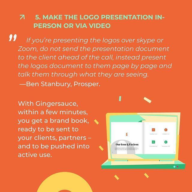How-to Present Logo Design: Tips From Experts - Gingersauce