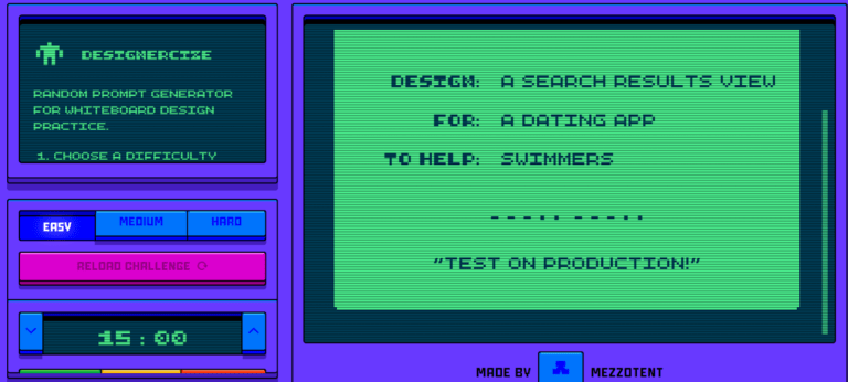 7 Design Challenge Generators: Learn, Train, Get Inspired - Gingersauce